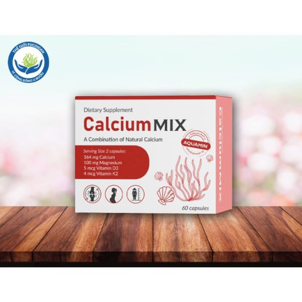 Calcium Mix - Bổ sung Canxi và Vitamin D3 - Thế Giới Fucoidan