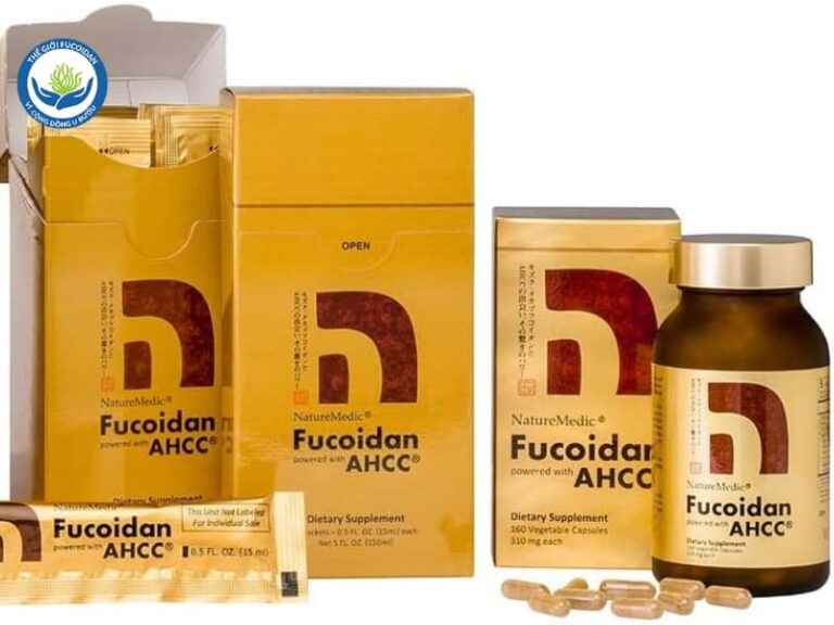 Mách bạn 5 loại Fucoidan Vàng Nhật Bản tốt nhất hiện nay